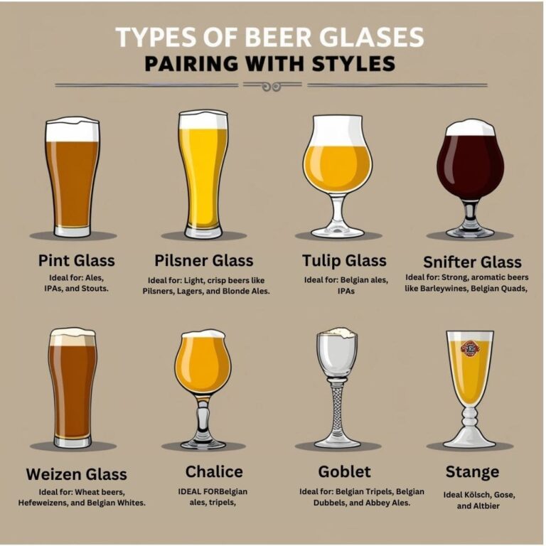 Beer Glasses: The Ultimate Guide To Choosing The Right Glassware - Food And Beverage Knowledge